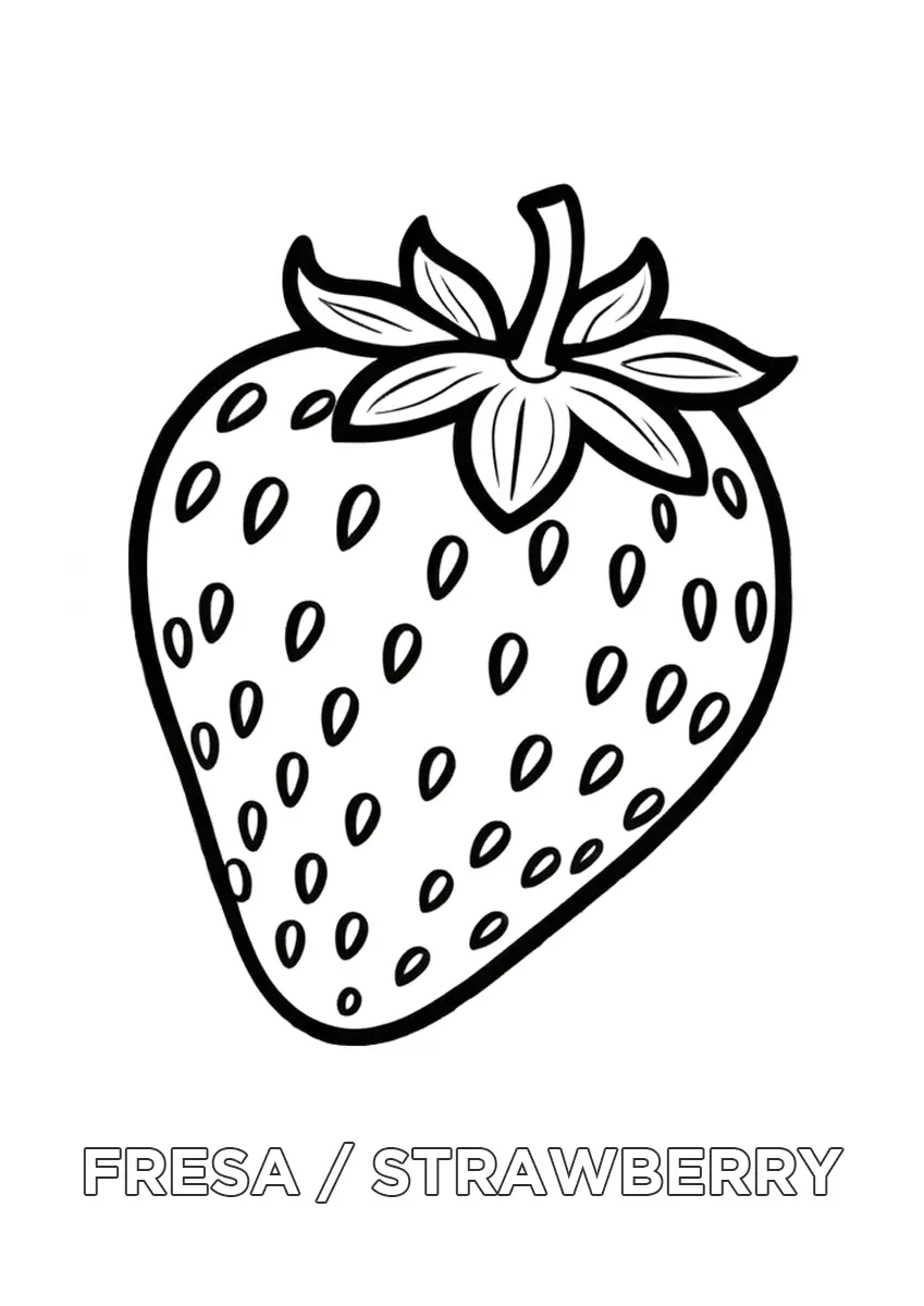Colorear Frutas Aprendemos El Nombre Y El Color De Las
