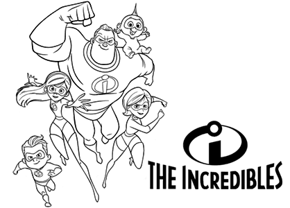 Pixar coloring pages. Disney's Pixar drawings.
