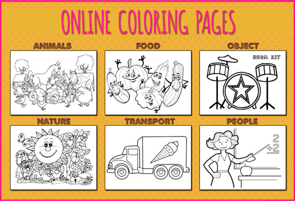 Free coloring pages. Printable coloring pages. Black and white coloring ...